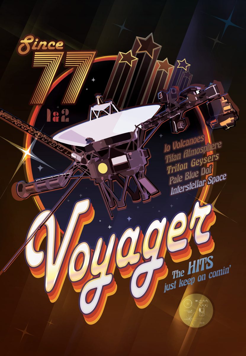 Voyager Space Probes Poster NASA – Space Poster, NASA Poster, JPL ...